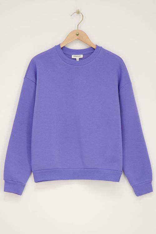 Sweater purple "Bonjour amour mon chéri" | My Jewellery