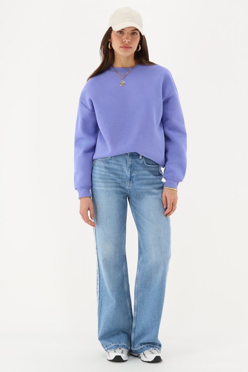 Sweat violet "Bonjour amour mon chéri" | My Jewellery