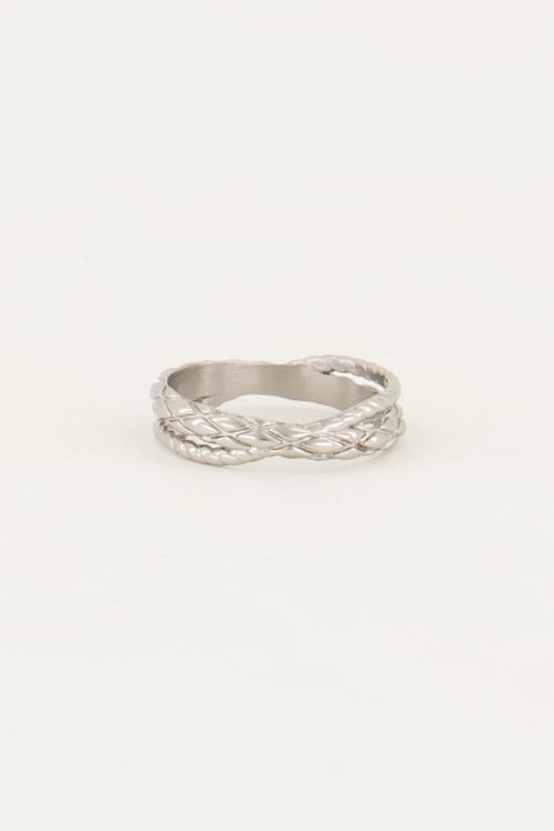 Ring met gedraaid patroon | My Jewellery